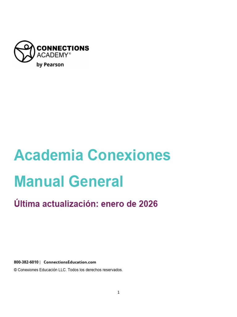 Connections Academy General Handbook - Spanish - Jan. 2026 | PDF ...