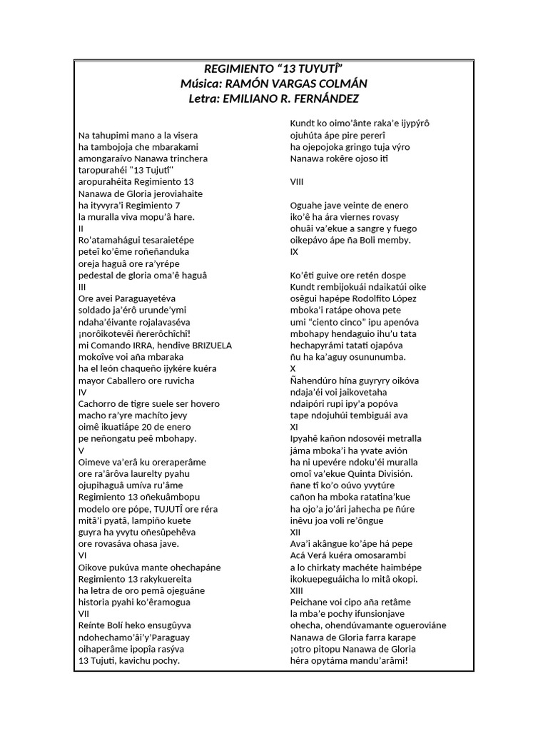 13 Tuyuti | PDF