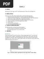 Introduction to LogicWorks 5 Guide | PDF | Window (Computing ...