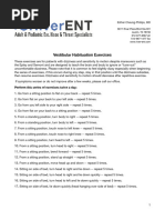 Jaw and Neck Posture Exercises Guide | PDF