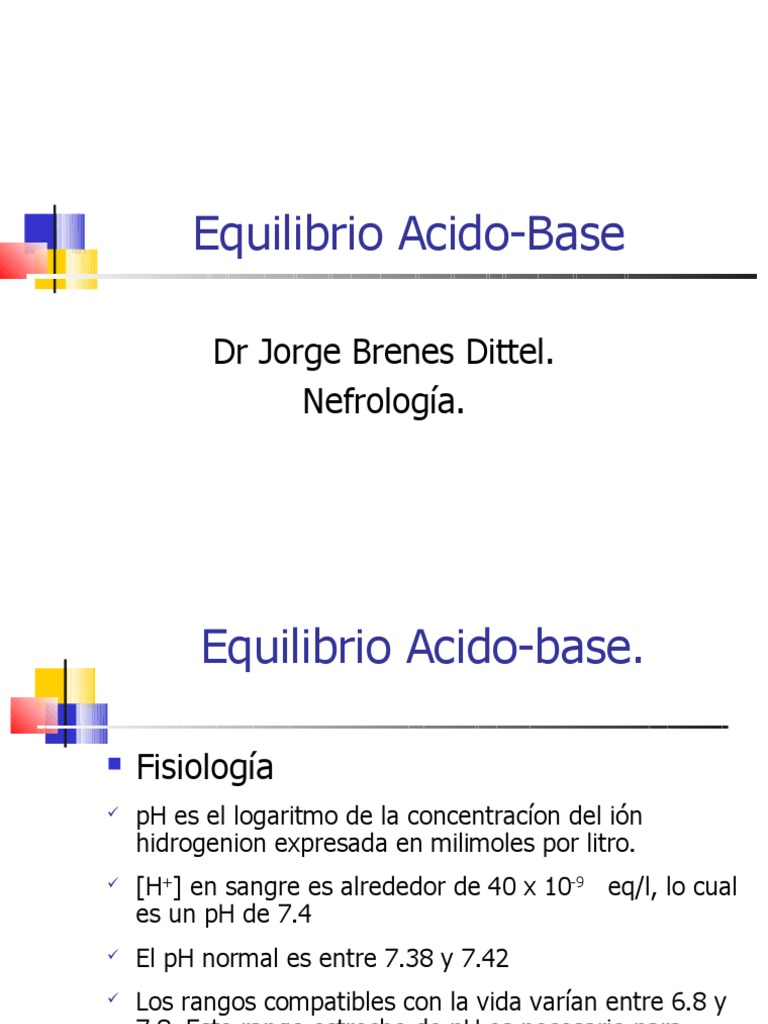 Equilibrio Acido Base | PDF | Solución tampón | Química analítica