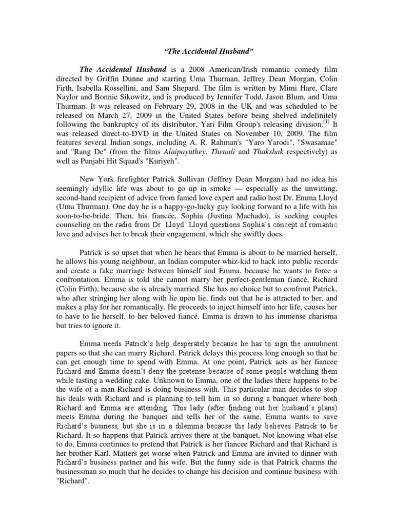 An Accidental Marriage Leads to True Love | PDF | Wedding