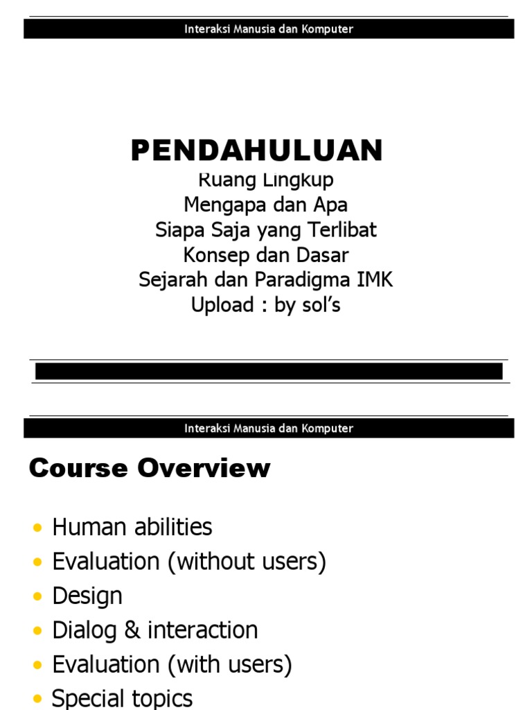 Modul 1 - Interaksi Manusia Dan Komputer | PDF | Komputer Pribadi ...