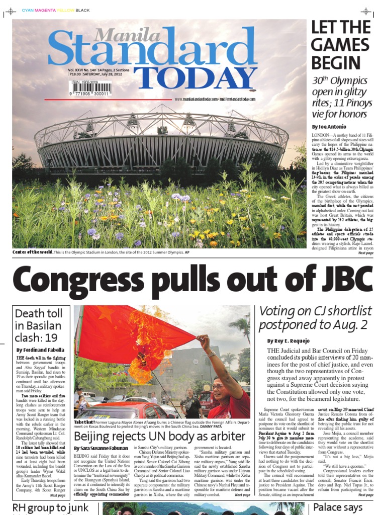 Manila Standard Today - July 28, 2012 Issue | PDF | Benigno Aquino Iii ...