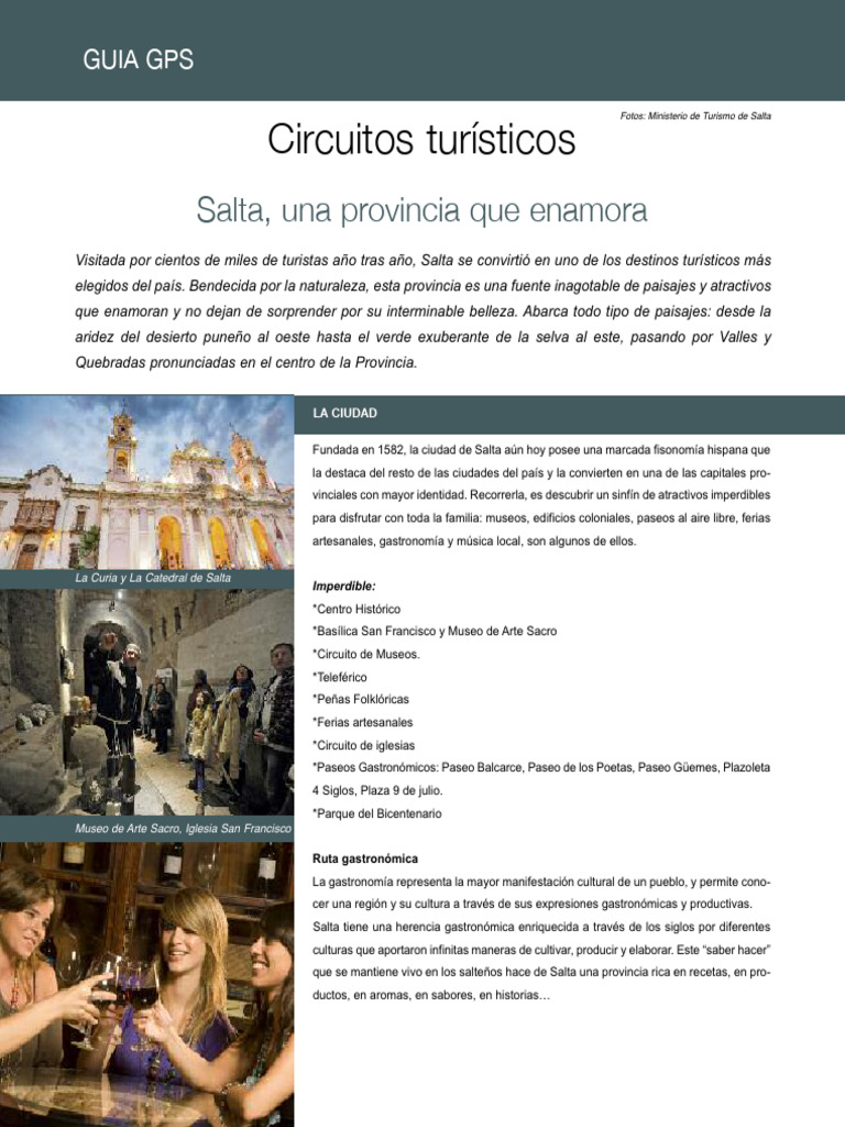 Guía Salta Ciudad - Guide of Salta City | PDF | Museo
