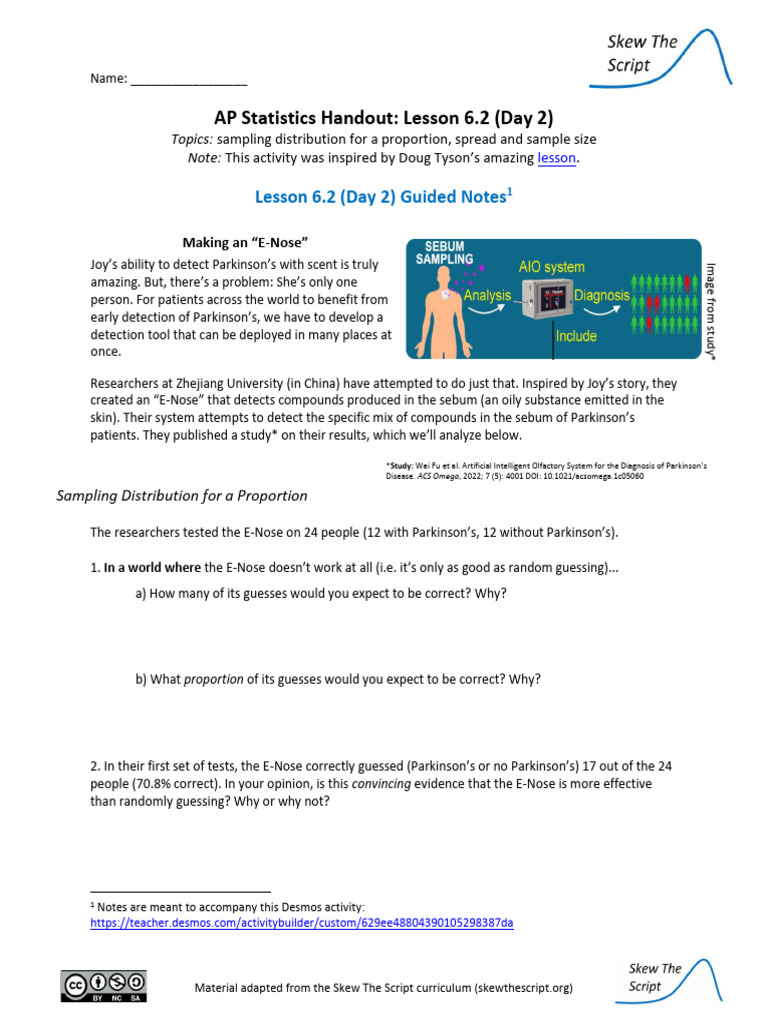 6.2Lesson | PDF | Standard Deviation | Normal Distribution
