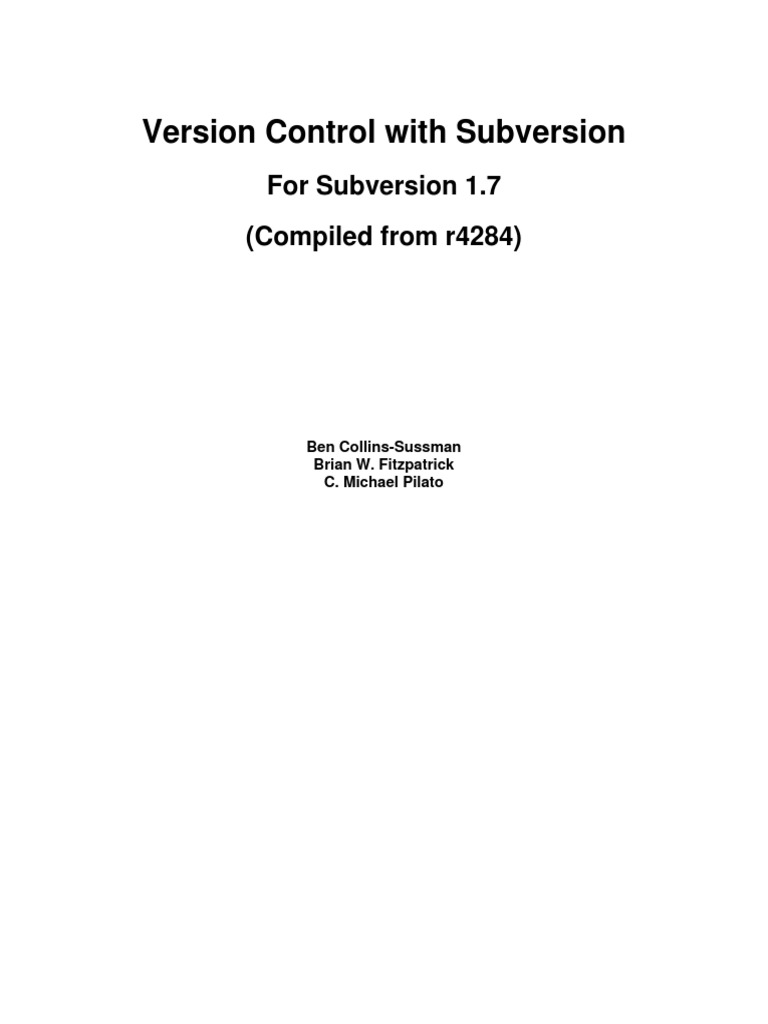 SVN - How To Install, Configure and Use | PDF