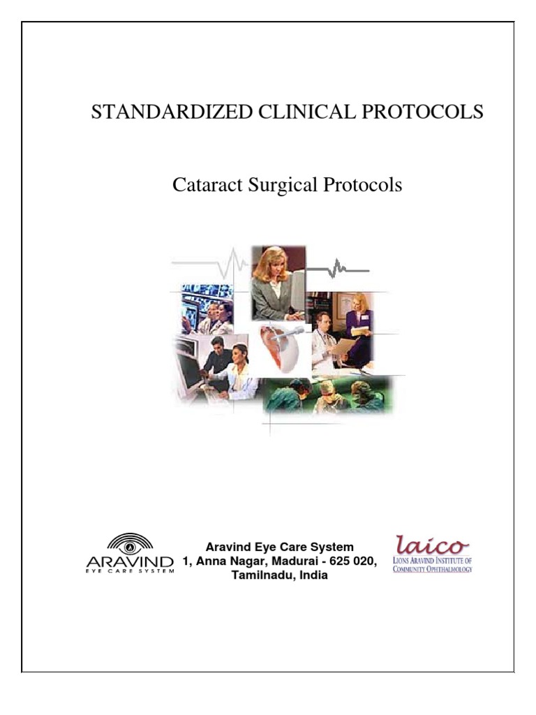 Cataract Surgery Protocols | PDF | Surgery | Medicine