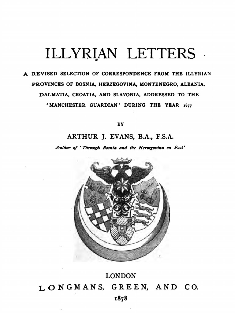 Illyrian Letters - Arthur J. Evans (1878)