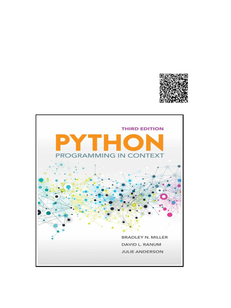 Python Programming in Context 3 Bradley N. Miller | PDF | Free Exercise Clause | Reason