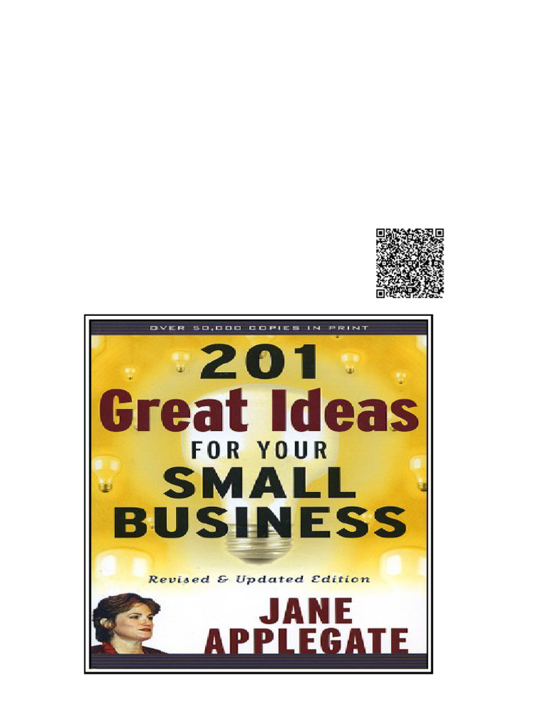 201 Great Ideas for Your Small Business 2nd Edition Jane Applegate | PDF