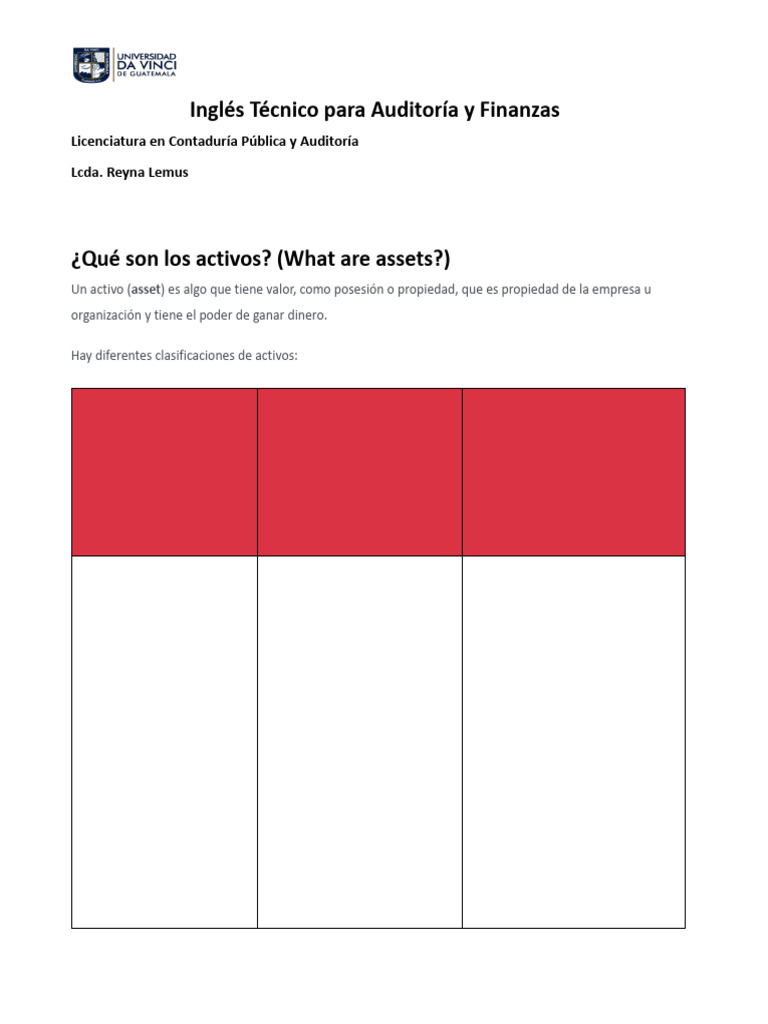 Worksheet Financial Statements 180725 #1 | PDF
