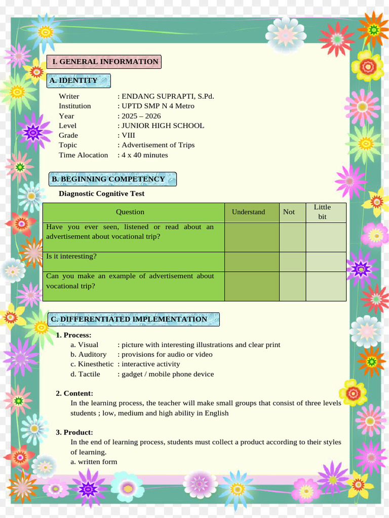 Lesson Plan of Advertisement | PDF | Advertising | Teachers