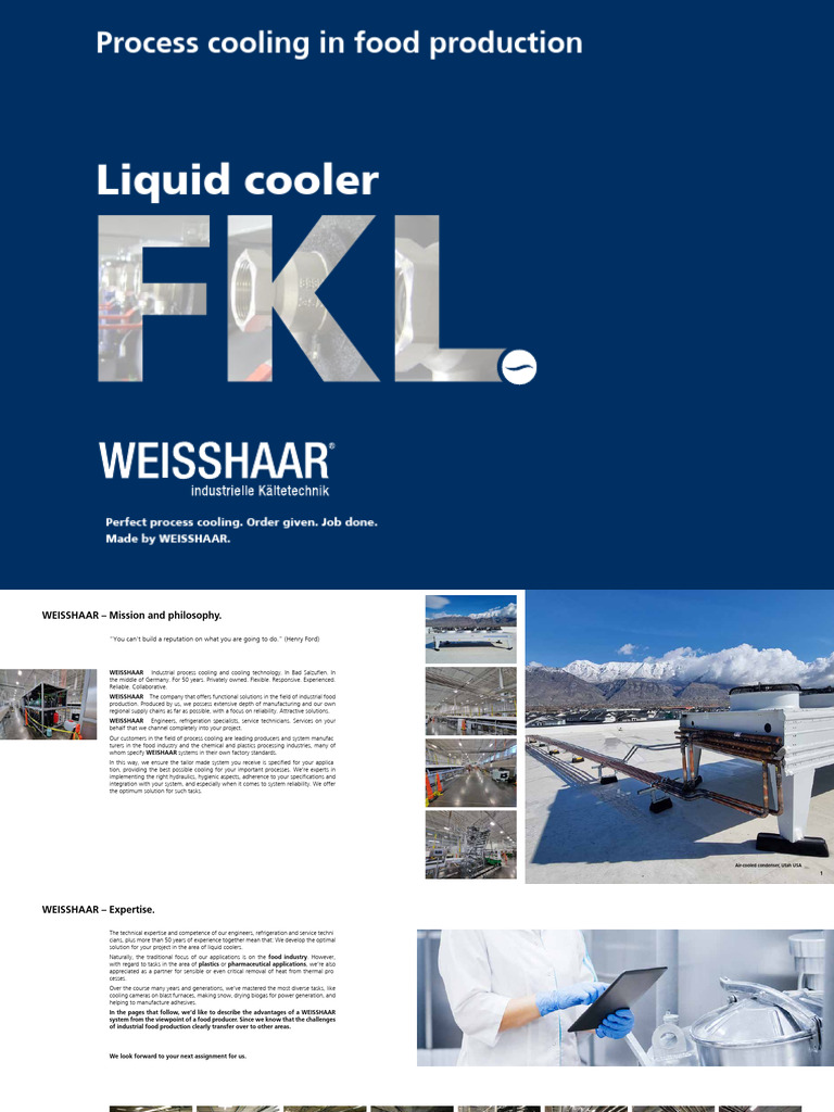 Weisshaar Brand Chiller Catalogue | PDF | Coolant | Heat
