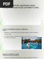 Beginner Pickleball Lesson Plan | PDF | Sports