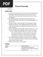 Chapter 7 Summary of Private Peaceful | PDF | Nature