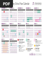 KPRDSB Secondary Calendar 2025-2026 | PDF