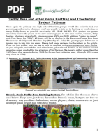 Red Cross Trauma Teddy Knitting Guide | PDF | Knitting | Yarn