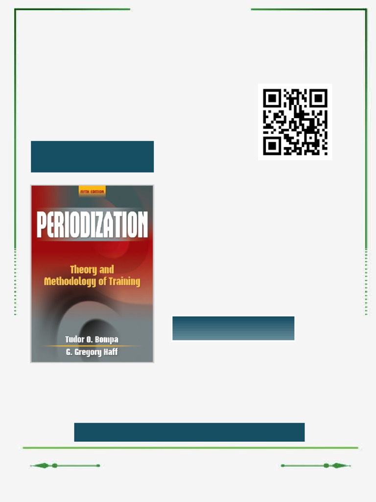 Periodization Theory and Methodology of Training 5th Edition Tudor ...
