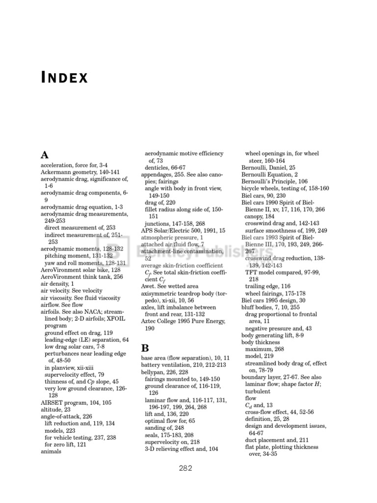 The Leading Edge by Goro Tamai - Complete Index | PDF | Drag (Physics ...