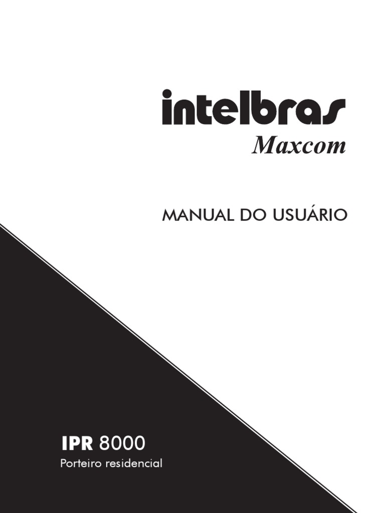 Manual Ipr 8000 01 11 Site | Download grátis PDF | Indústrias | Engenharia Elétrica