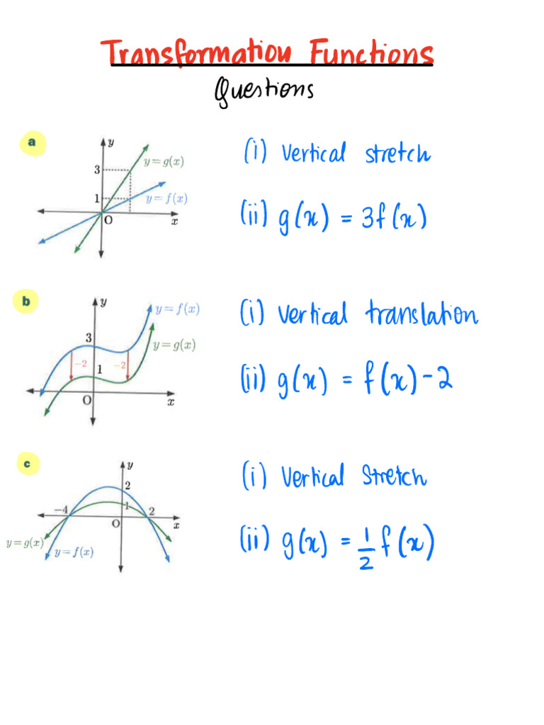 Transformation Functions | PDF