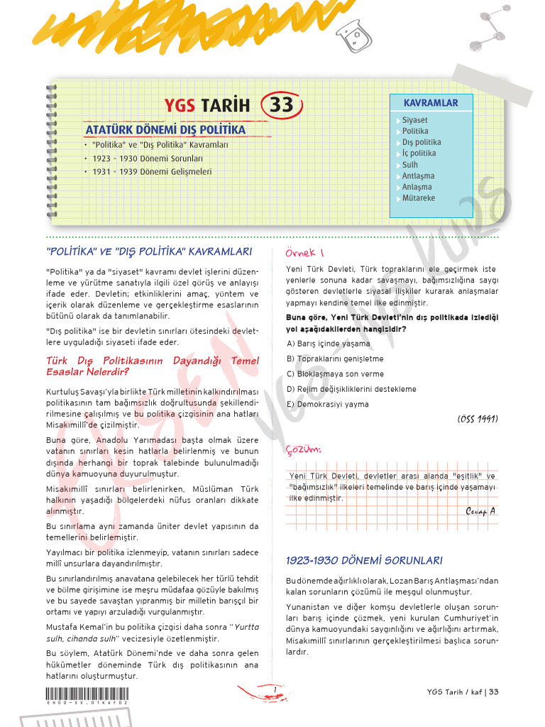33 Ataturk Don Dis Politika | PDF