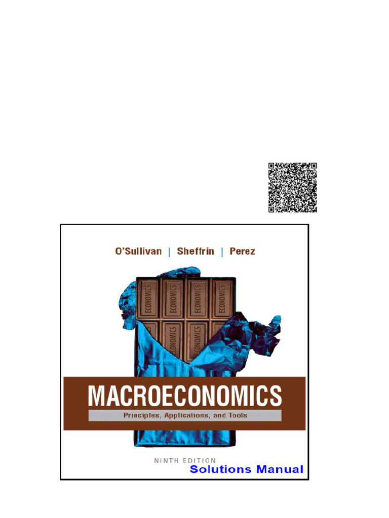 Macroeconomics Principles Applications and Tools 9th Edition OSullivan ...