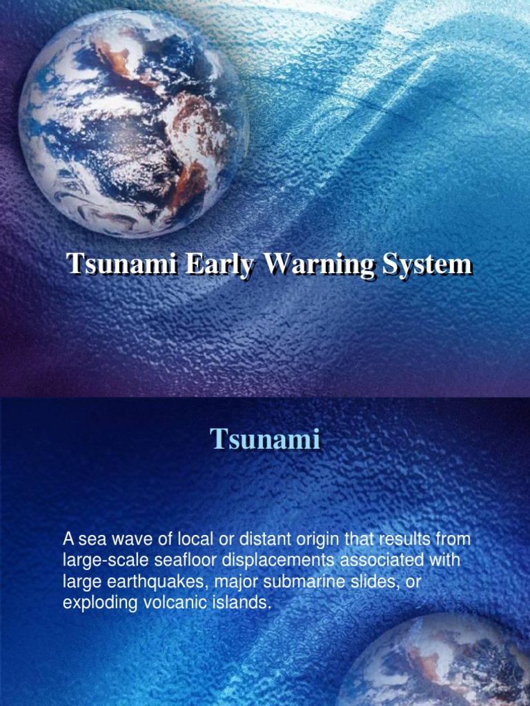 Tsunami Early Warning System | PDF | Tsunami | Oceans