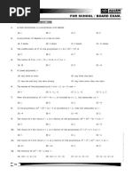 Class 9 Polynomials: Tough Questions | PDF | Polynomial | Factorization