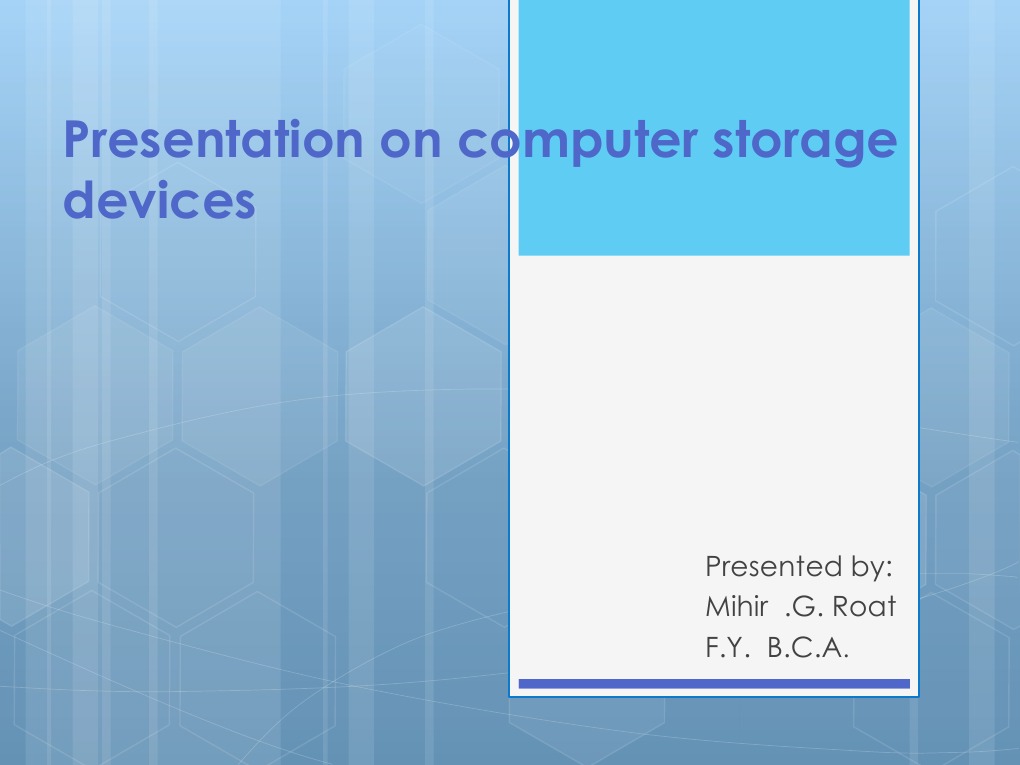Computer Storage Devices | PDF | Computer Data Storage | Usb Flash Drive