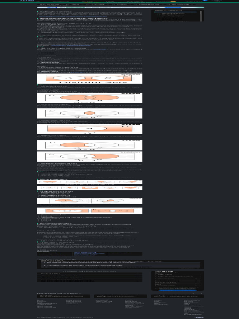 Set - Definition, Types, Operations, Venn Diagram & Examples | PDF