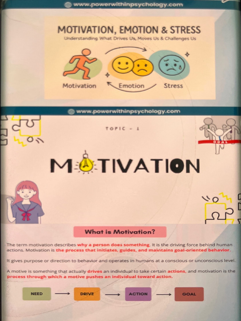 Emotion and Motivation | PDF