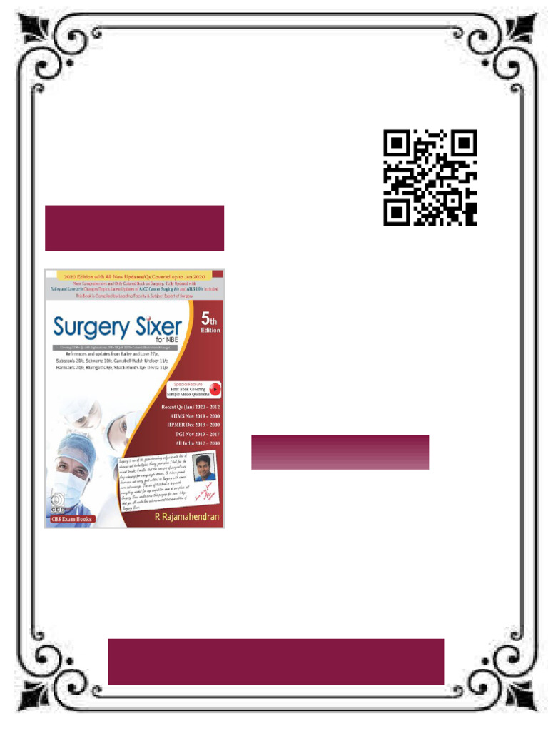 Surgery Sixer for NBE 5th Edition R Rajamahendran Harindra Sandhu eBook ...