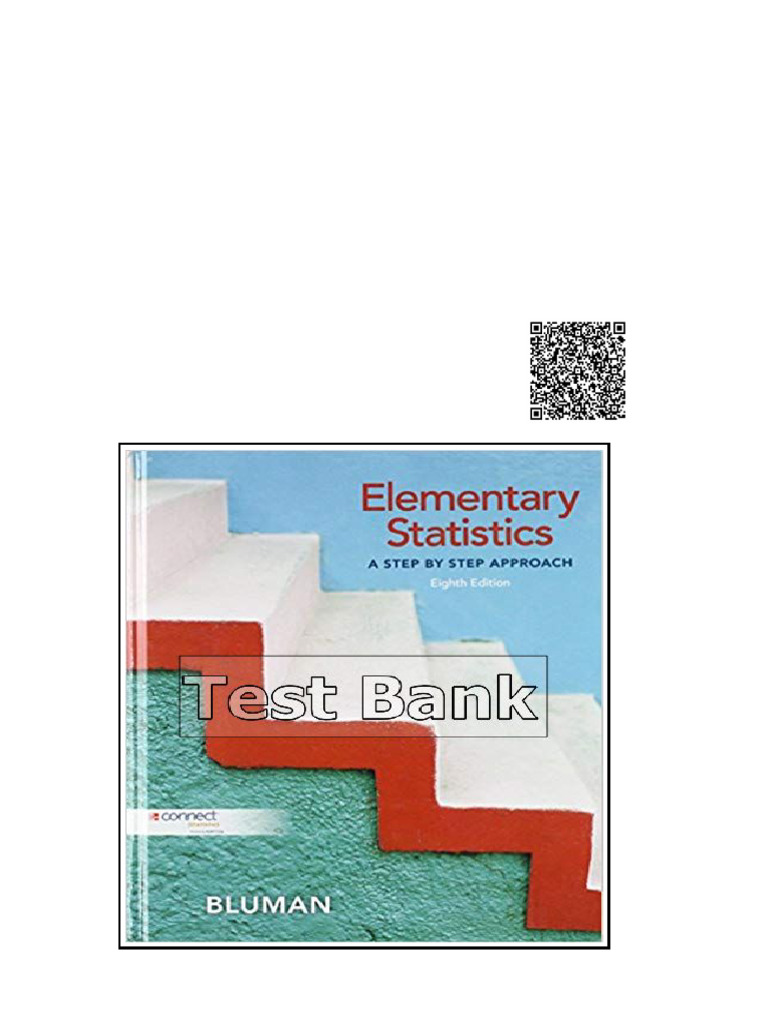 Elementary Statistics A Step by Step Approach 8th Edition Bluman Test ...