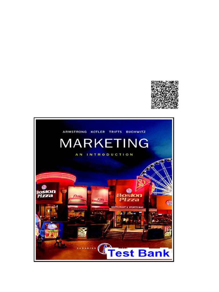 Marketing An Introduction Canadian 6th Edition Armstrong Test Bank ...