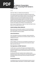Lithium Ion Battery Shipping Guidelines | PDF | Dangerous Goods ...