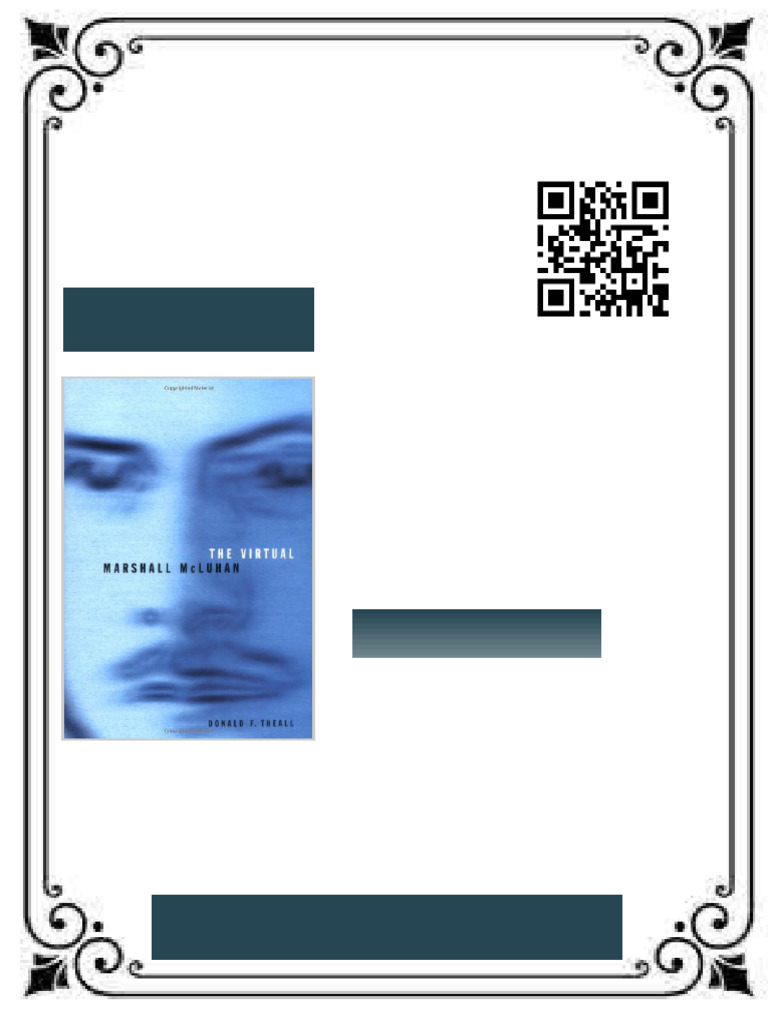 The Virtual Marshall McLuhan First Edition Donald Theall ebook easy ...