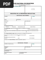 ONAPI - Solicitud de Registro | PDF