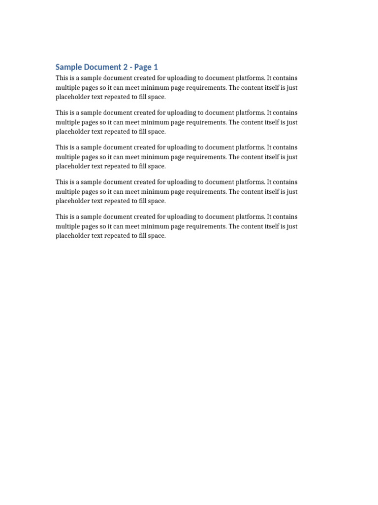 Sample Document 2 | PDF