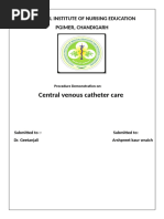 Tunneled Cuffed Catheter Insertion Guide | PDF