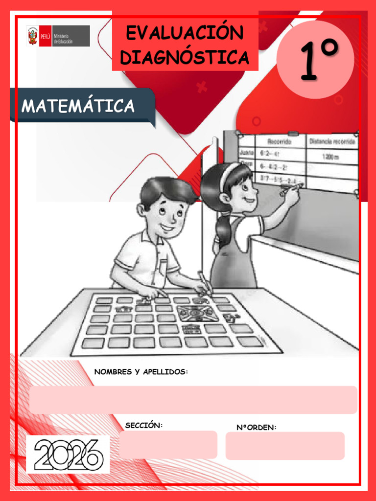 1º Matematica-Evaluación Diagnostica | PDF