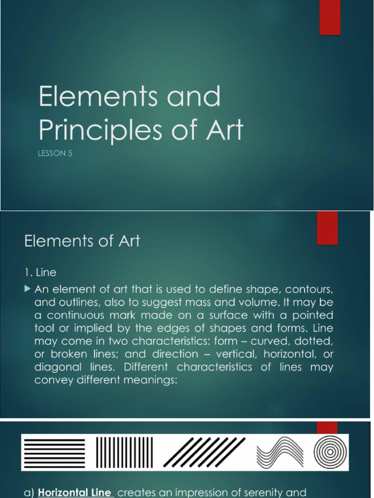 Elements and Principle of Arts | PDF