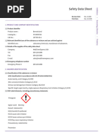 LENOL Safety Data Sheet Overview | PDF | Waste Management | Toxicity