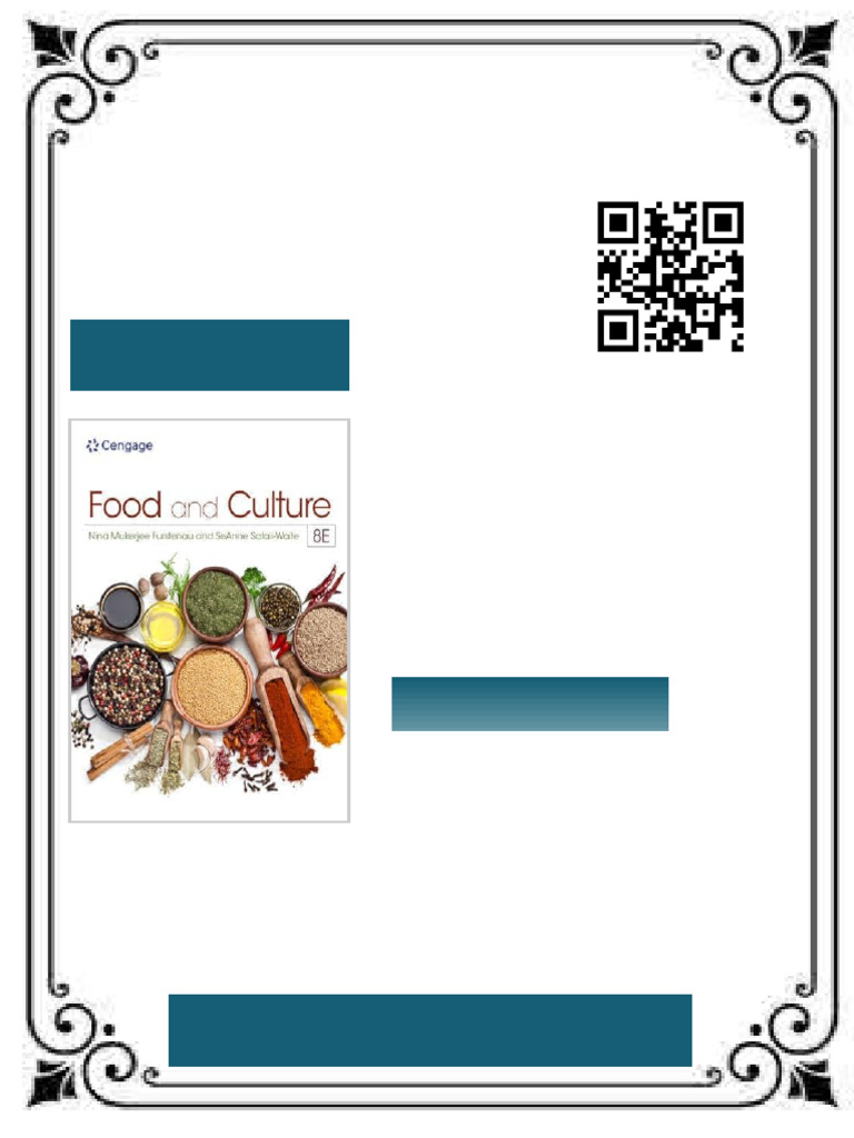 Food and Culture Eighth Edition Nina Mukerjee Furstenau Complete Ebook ...