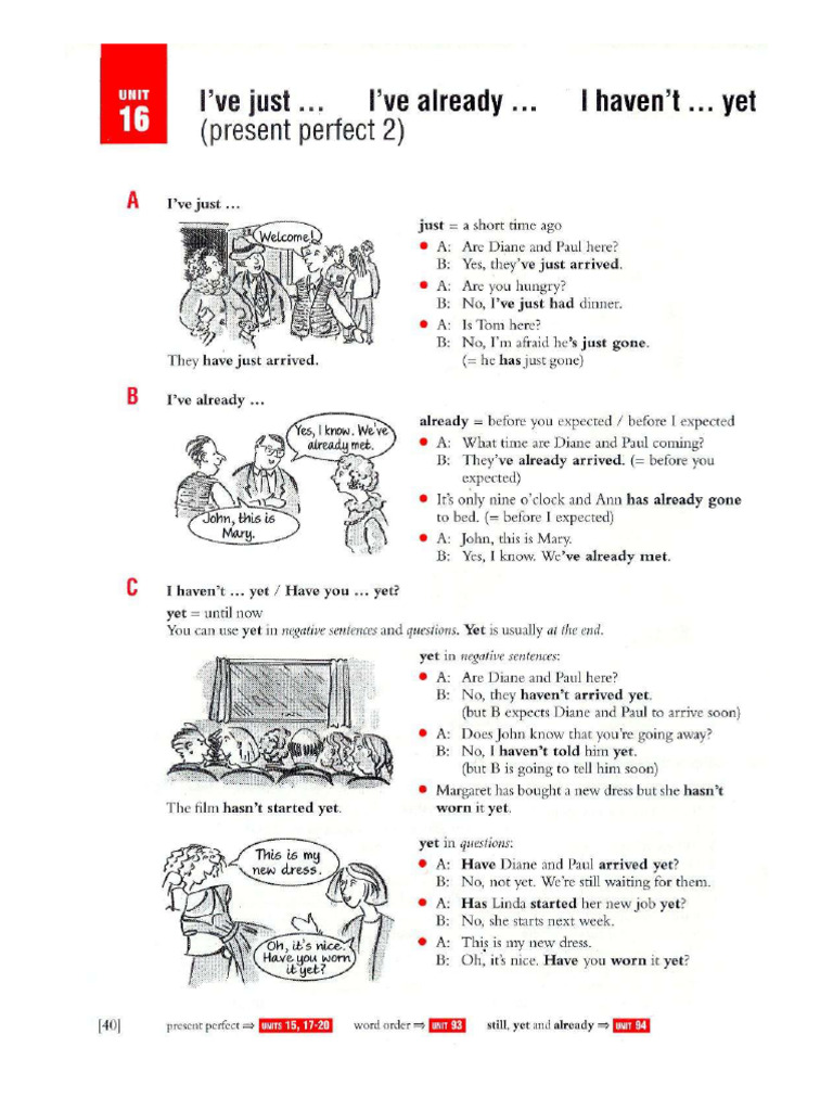 Present Perfect 2 | PDF