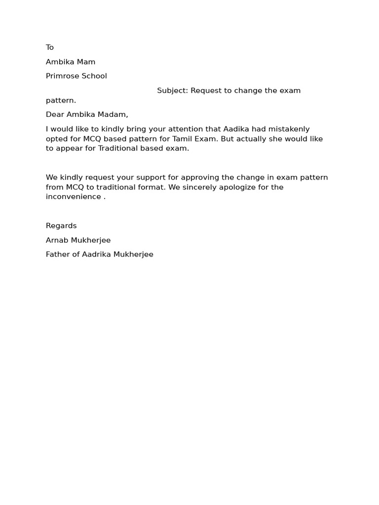 Exam Pattern Change | PDF
