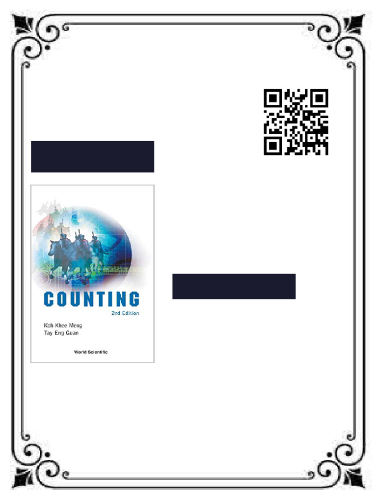 Counting Koh Khee Meng Tay Eng Guan All Ebook Chapters Available | PDF