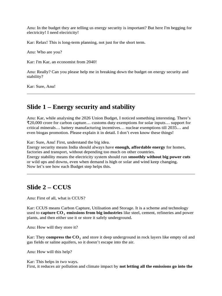 Anu Script | PDF | Electric Vehicle | Carbon Capture And Storage