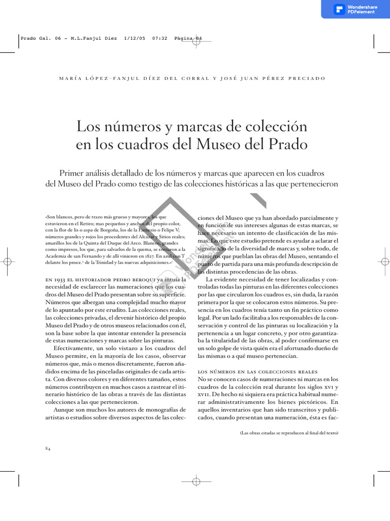 Los_numeros_y_marcas_de_coleccion | PDF | Museo